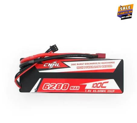 Soft Pack 2S LiPo Battery 100C Tab Guide | RC Components — ChinaHobbyLine