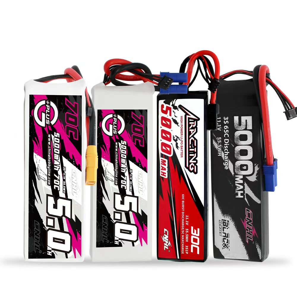 3S 5000mAh LiPo Battery (11.1V) | Traxxas / XT90 / EC5 / T-Plug | CNHL ...