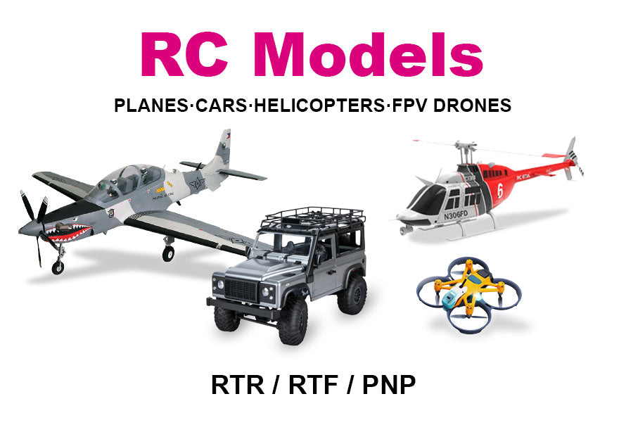 RC Models – RC Cars, RC Planes, Helicopters & Drones (RTR/RTF/PNP ...