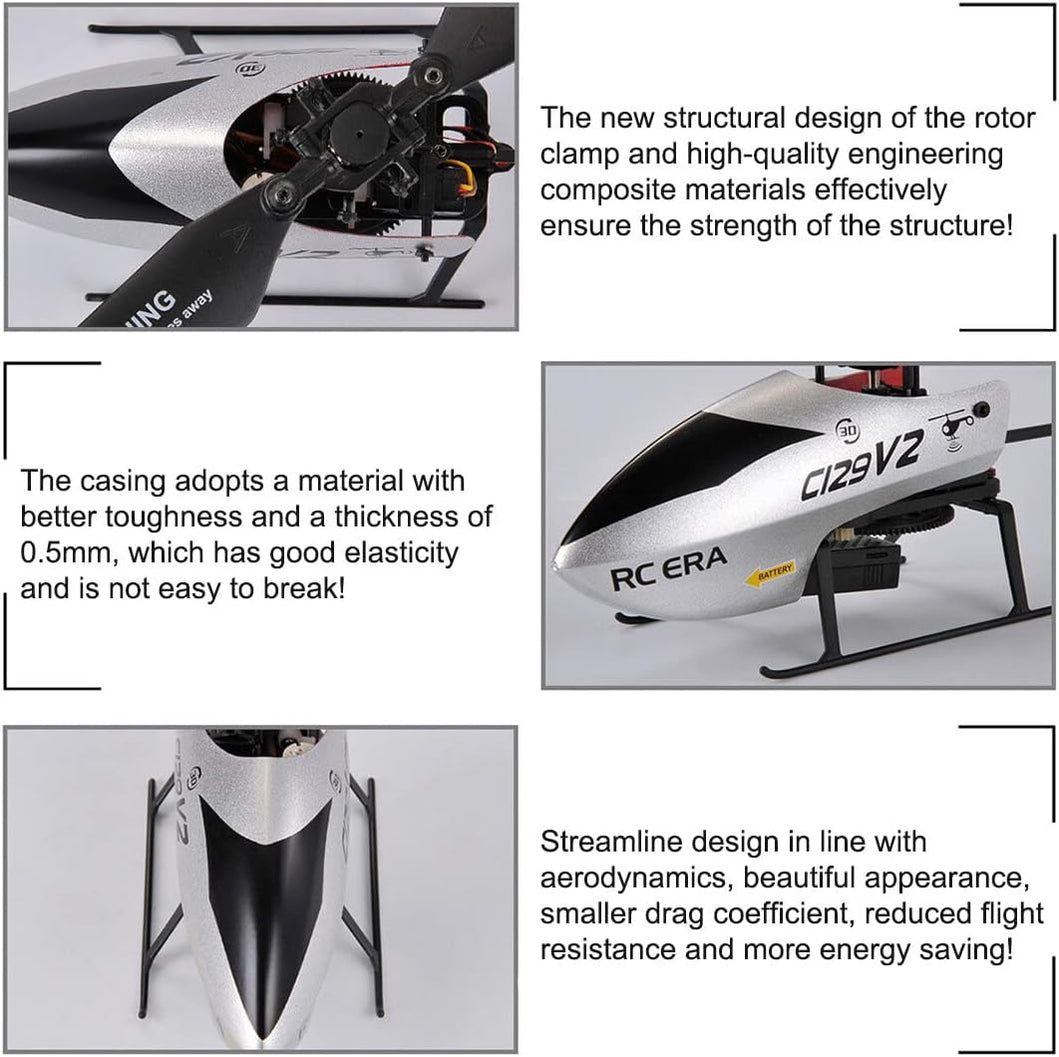 RC ERA C129 V2 Flybarless 4CH Micro 3D Elicottero RC con Mantenimento Altitudine | CNHL RC ...