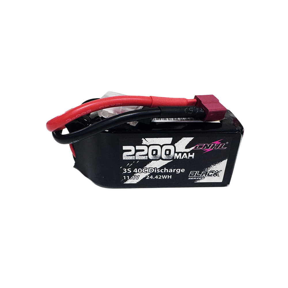 CNHL Black Series Shorty 2200mAh 3S 11.1V 40C Lipo Battery with T/Dean ...