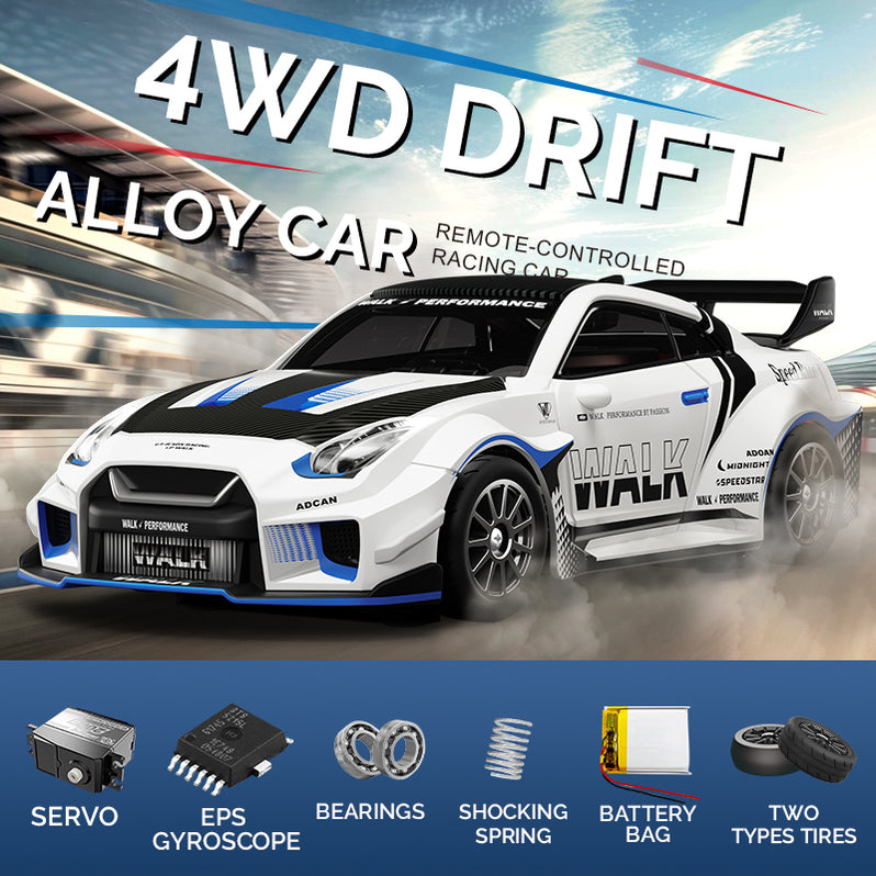 Hstar D43-02Q Mini 4WD Alloy Drift RC Car GTR Edition | Full ...