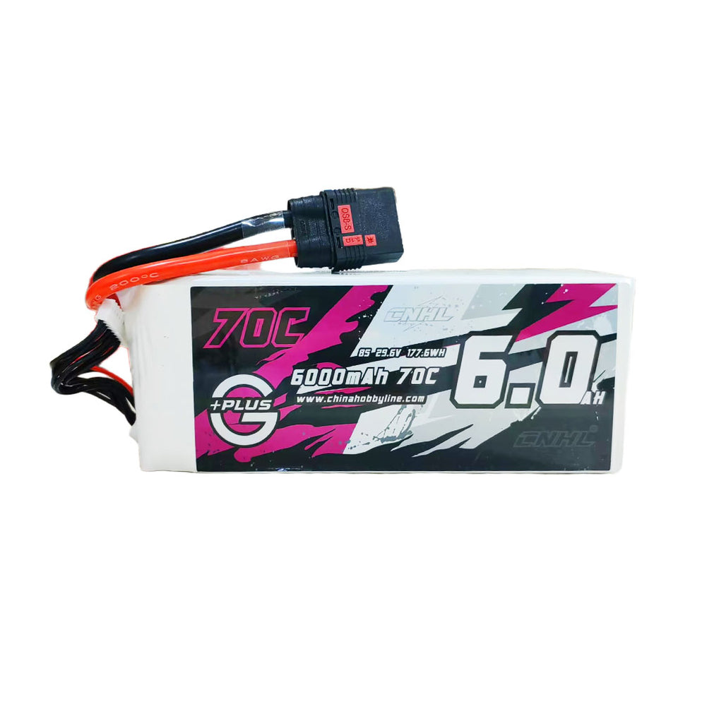 CNHL G+Plus 6000mAh 29.6V 8S Lipo Battery with QS8 Plug | 8S Lipo ...