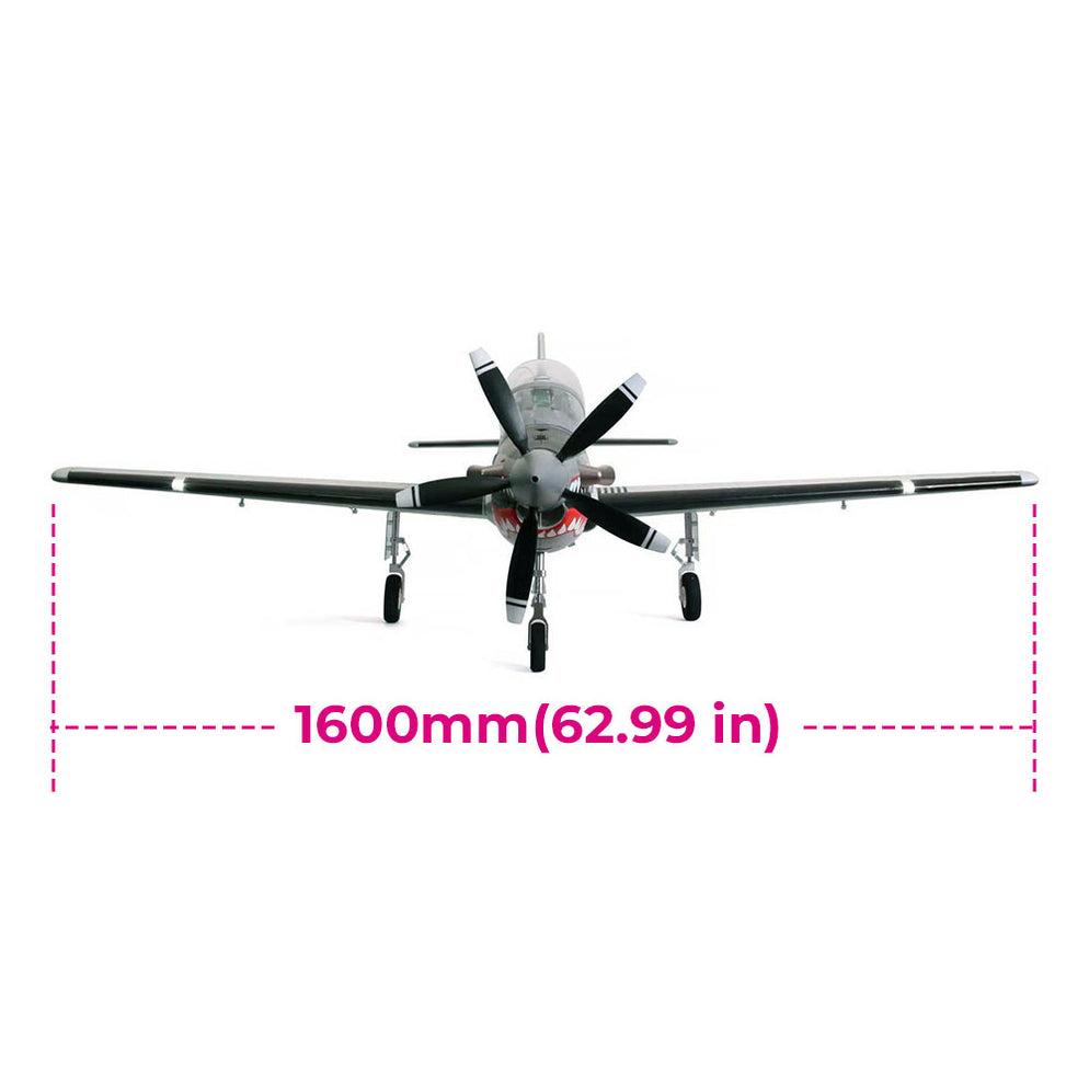 Super Tucano 1600mm RC Plane – PNF Warbird with Retracts Flaps & LED ...