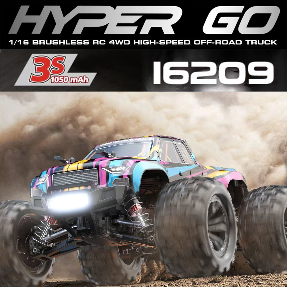 MJX Hyper Go 16209 1/16 Безщітковий 4WD RC вантажівка 65 км/год – 2S ...