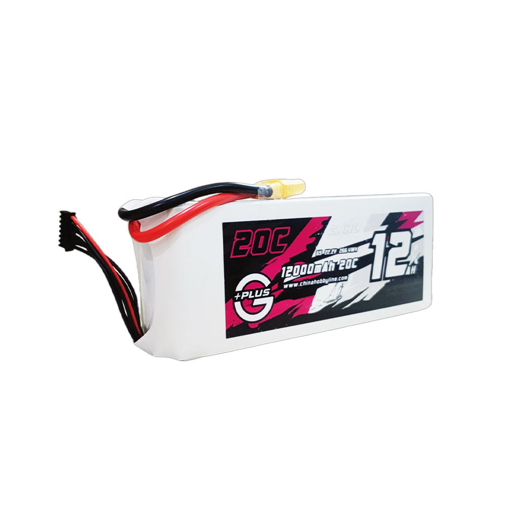 CNHL 12000mAh 22.2V 6S 20C Lipo Battery with XT90 Plug | Drone UAV Lipo ...