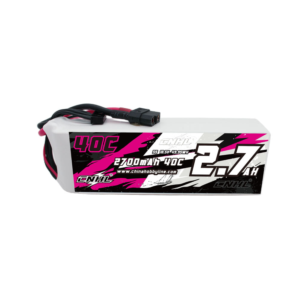 CNHL 2700mAh 18.5V 5S 40C Lipo Battery with XT60 Plug — ChinaHobbyLine