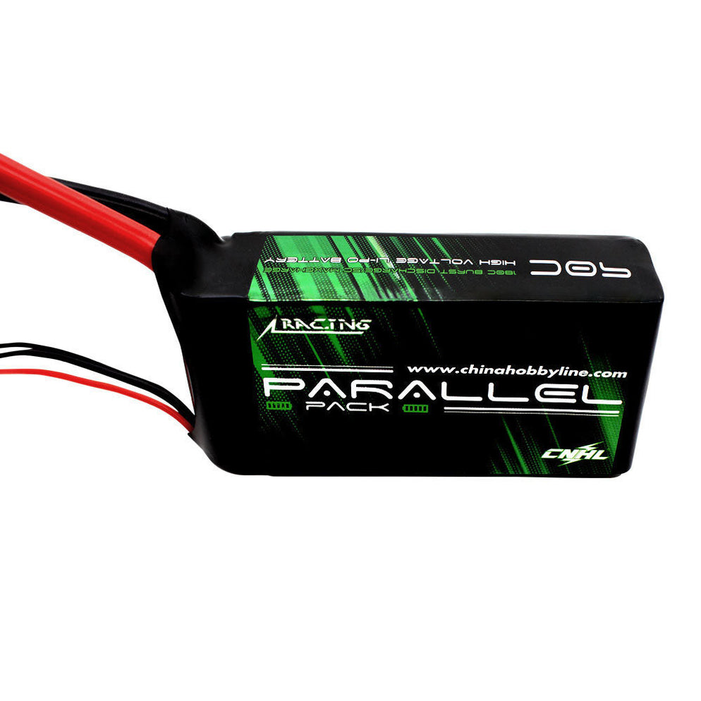 CNHL Parallel Series 4400mAh 7.4V 2S 90C Shorty Lipo Battery Soft Pack ...