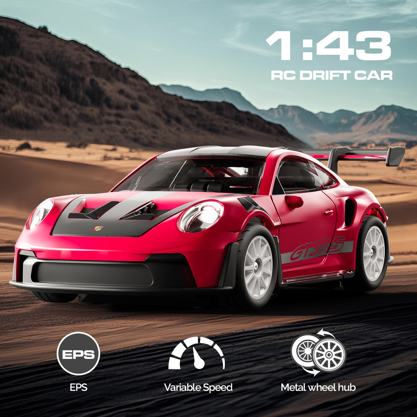 Hstar D43-01Q Mini 4WD Alloy Drift RC Car 911 Edition | Full ...