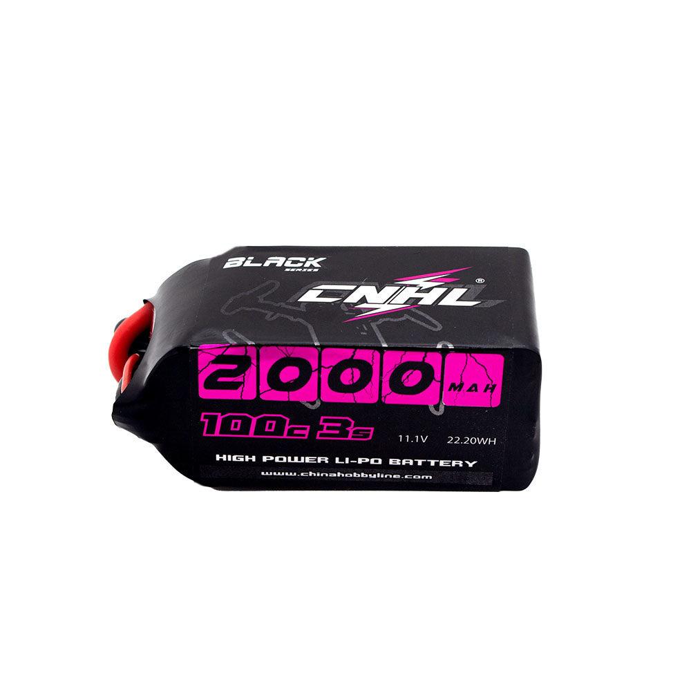 CNHL Black Series 2000mAh 11.1V 3S 100C Lipo Battery with XT60 Plug ...