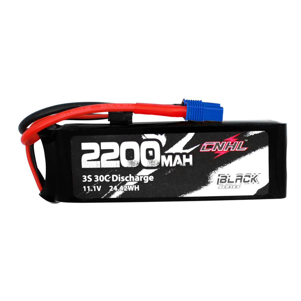 CNHL Black Series 2200mAh 3S 11.1V 30C Lipo Battery with EC3 Plug ...